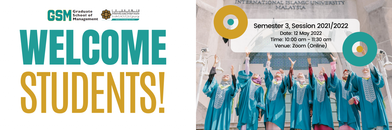 Welcoming New Students – IIUM Graduate School of Management